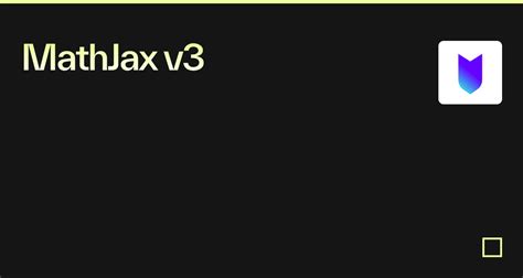 mathjax v3 codesandbox