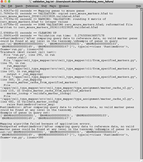 Mapmycells Troubleshooting Guide Mapmycells Allen Brain Map