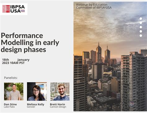 Performance Modelling In Early Design Phases Ibpsa Usa