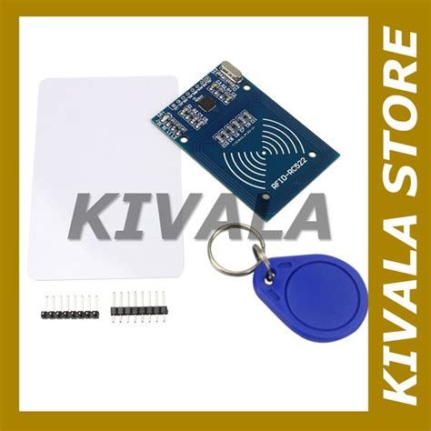 jual rc 522 modul rfid rc522 reader tag header keychain di lapak kivala