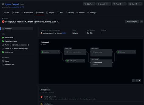 Merge Pull Request Step Fails · Issue 543 · Microsoftal Go · Github