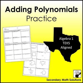 Adding Polynomials Practice By Secondary Math Solutions TpT