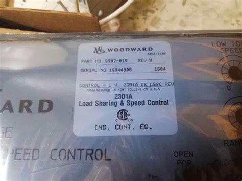 Woodward 2301a 9907 019 Aotewell Automation Aotewell Ltd