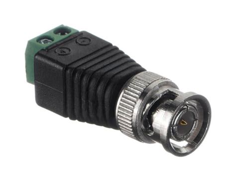 Разъем Bnc Male под клеммную колодку медный центральный проводник корпус цинк 20 шт купить