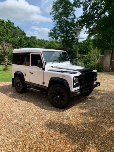 Land Rover Defender D90 1993 200 Tdi Pearl White Rebuilt Classic Land Rover Defender