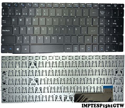 Teclado SP Gateway GWTN 156 1 GWTN 156 4 GWTN 156 5 Negro Serviclic
