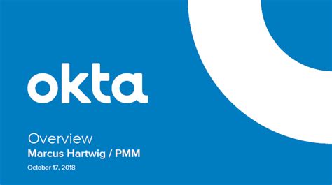 Okta Overview For It Okta
