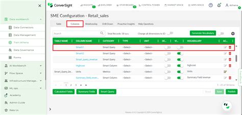 Adding Columns — Conversight Documentation