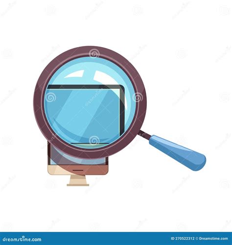 Computer Research Nanotechnologies Composition Stock Vector Illustration Of Social Laboratory