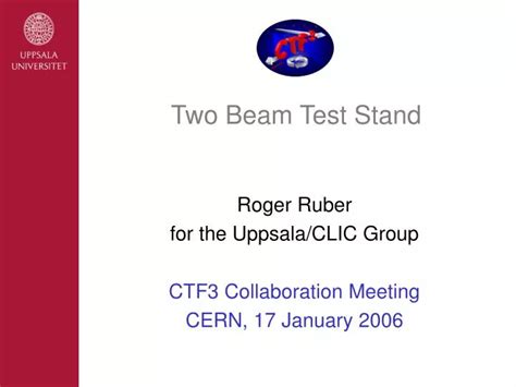 PPT Two Beam Test Stand PowerPoint Presentation Free Download ID