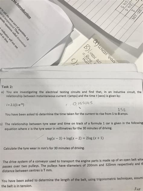 [hnc Maths Level 4] I Need To Solve This Equation Using Natural Logs To