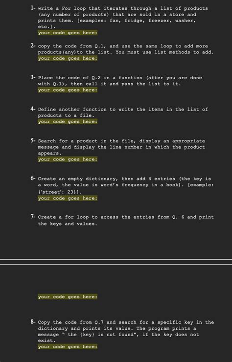Solved Your Code Goes Here 8 Copy The Code From Q7 And