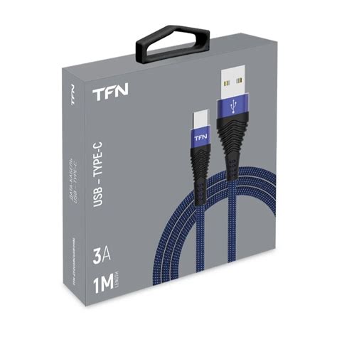 Кабель TFN TFN Forza USB Type-C 1.0 m синий: купить по выгодной цене в ...