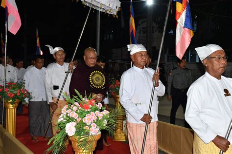 ပဲခူးတိုင်းဒေသကြီးအစိုးရအဖွဲ့မှဦးဆောင်၍ မြန်မာနှစ်သစ်ကူးတရားအလှူတော် ဓမ္မသဘင်ပွဲ ကျင်းပပြုလုပ