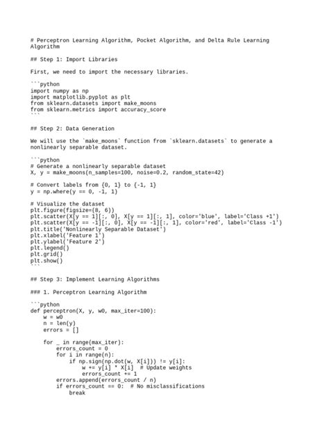 Learning Algorithms Implementation Pdf Theoretical Computer Science