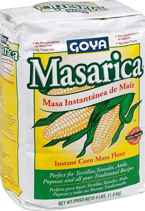 Goya Foods Masarica Instant Corn Masa Flour 4 Lb Authentic Mexican