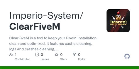 Github Imperio System Clearfivem Clearfivem Is A Tool To Keep Your Fivem Installation Clean