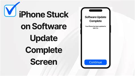 IOS 18 IPhone Stuck On Software Update Complete Screen 7 Ways