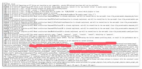 推理结果已出，但是有报错信息输出，是否正常使用了npu General Vllm Forums