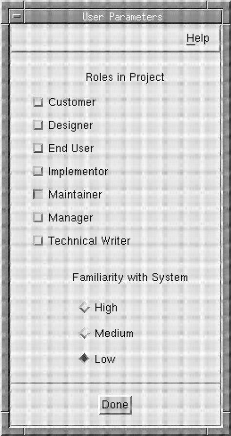 User Parameter Window Download Scientific Diagram