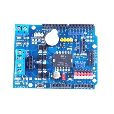 L298p Motor Driver Shield For Arduino Darkoct02