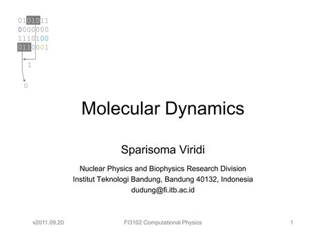 04 Molecular Dynamics Pdf