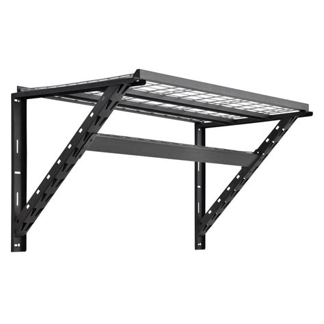Husky 51 In W X 24 In D Black Powder Coated Steel Hanging Wall