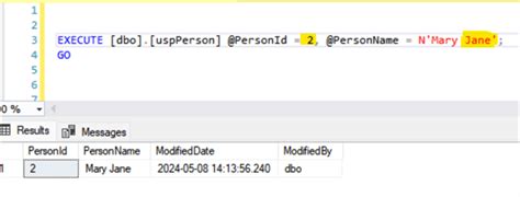 SQL Stored Procedure For All CRUD Operations And Change Tracking