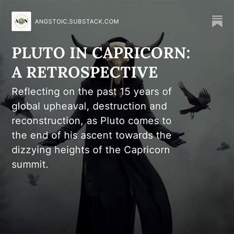 Plutos Shift From Capricorn To Aquarius The Devouring Force Of Techno