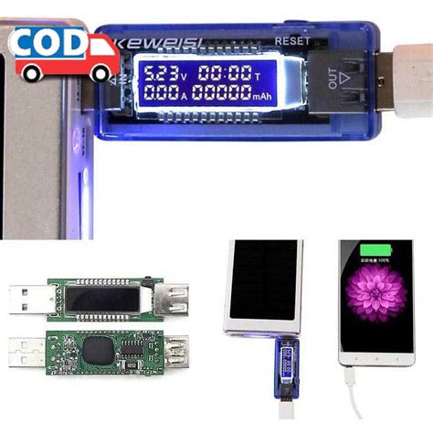 Jual Multitester Digital Multimeter Usb Pengukur Tegangan Arus