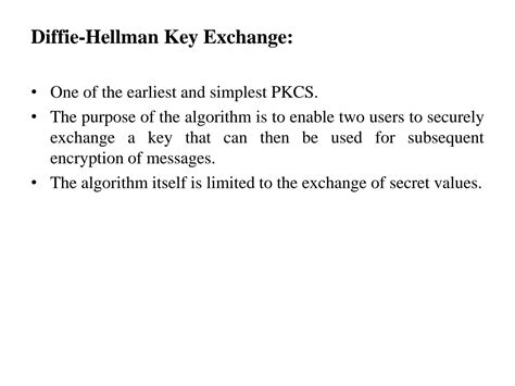 Solution Cryptography Cyber Security Exploring The Diffie Hellman Key