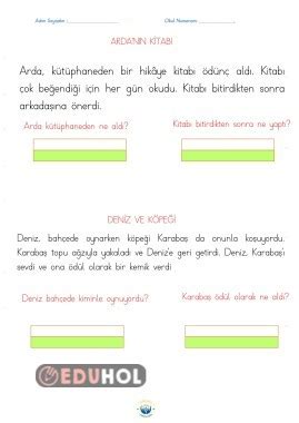 Okuma Anlama Eduhol Etkinlik Ndir Oyun Oyna Test Z Video Zle