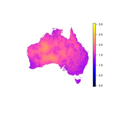 Map Of The Kriging Standard Error 18 For The Kriging Predictor Shown