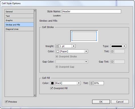 making tables look good in indesign