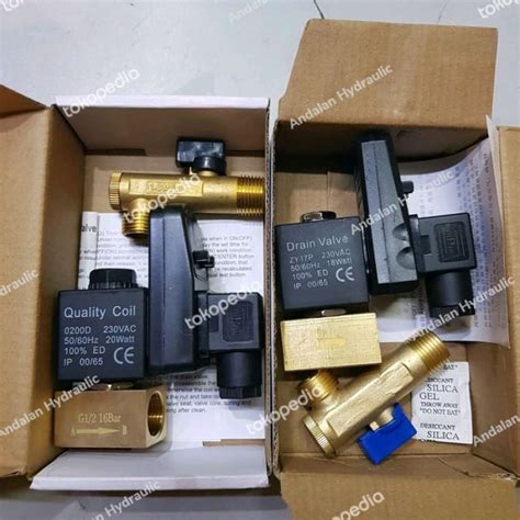 Promo Solenoid Autodrain Valve 1 2 Solenoid Timer 1 2 Timer Drain