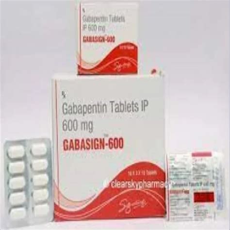 Gabapentin 600 Mg Tablets At ₹ 6000box Dastur Nagar Amravati Id 2854059572762
