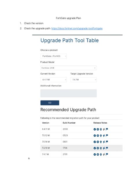 Fortigate Upgrade Plan X Pdf