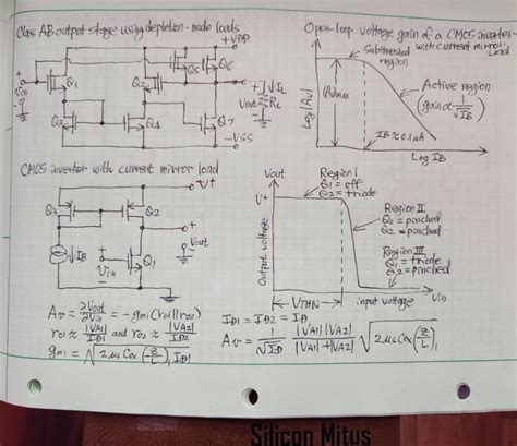 Jay K On Linkedin Class Ab Output Stage Using Depletion Mode Loads