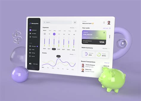 Finance Management Dashboard UI Design Behance