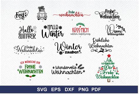 Frohe Weihnachten Plotter File Svg Png Graphic By Svg Den · Creative