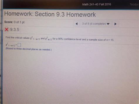 Solved Find The Critical Values Chi Alpha And Chegg Com