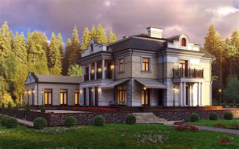 Проект дома в классическом стиле