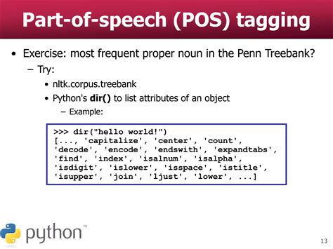 nltk python basic natural language processing ppt web development