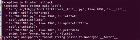 Solved Exception In Tkinter Callback Traceback Most Recent