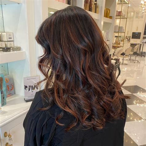 Dark Intense Auburn On Black Hair