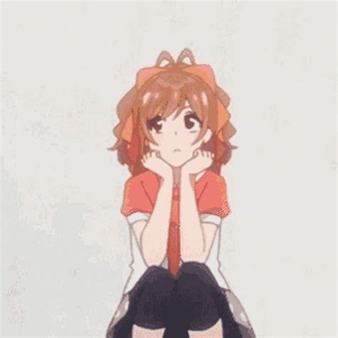 Anime Anime Girl  Anime Anime Girl Looking Back And Forth  を My Xxx Hot Girl