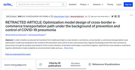 Retracted Article Optimization Model Design Of Cross Border E Commerce