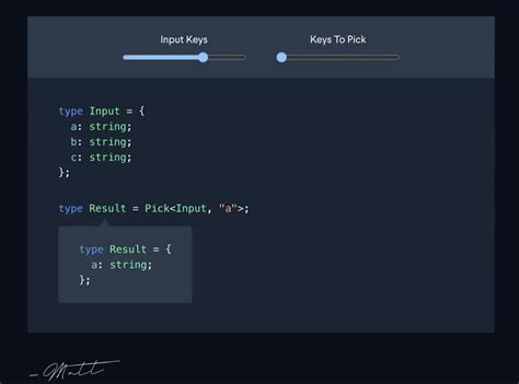 narek boshyan on linkedin a little interactive example of how pick works in typescript