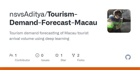 github nsvsaditya tourism demand forecast macau tourism demand
