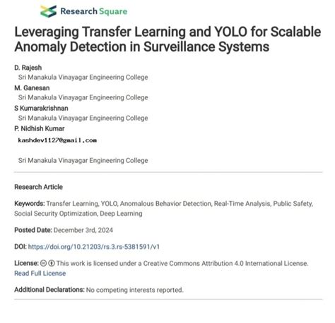 nidhish kumar on linkedin research deeplearning yolo